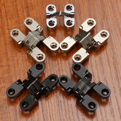 Zinc Alloy Hidden Hinges Invisible Concealed Cross Door Hinge
