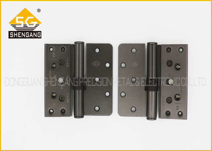 Iron / Steel 3D Butt Metal Adjustable Door Hinges , 102*98*2.5mm
