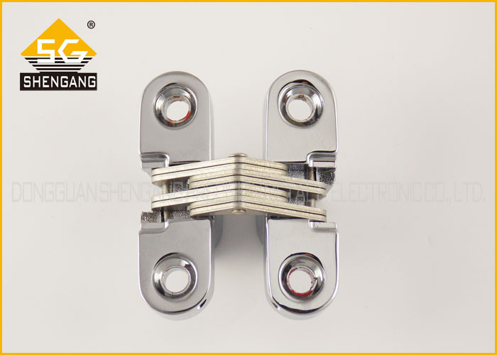 Zamak 180 Degree Cabinet Concealed Hinge For Interior / Cupboard Door