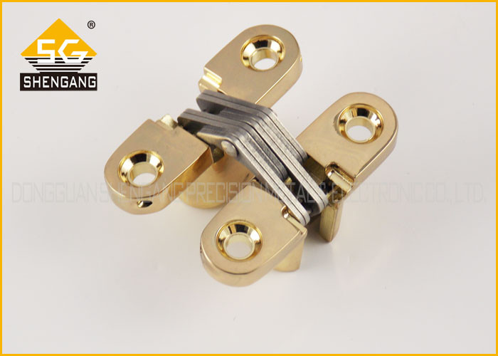 Hidden Zinc Alloy Small Concealed Hinges For Lightweight Door Leaf