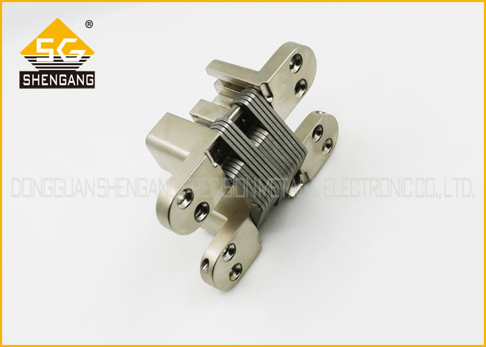 Invisible Zinc Alloy Internal Door Hinges Soss Concealed , Full Inset Hinges