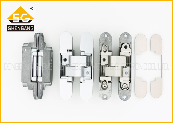 European Italy Concealed Interior Invisible Door Hinges Of Zinc Alloy