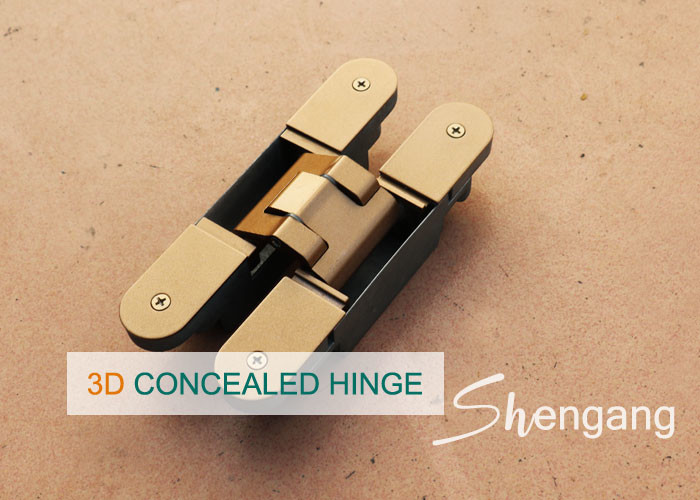 Heavy Duty Door Invisible 3d German Hinges With Zinc Alloy Material