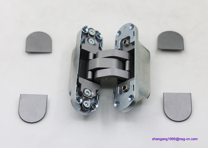Invisible 180 Degree Zinc Alloy 3d Adjustable Concealed Light Duty Door Hinge