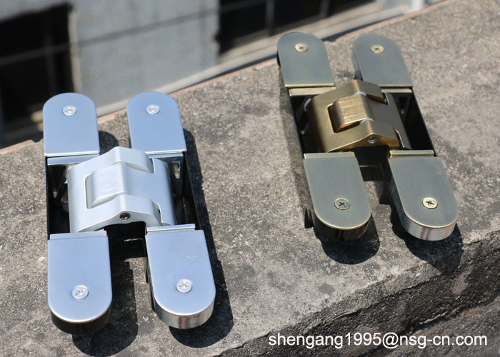 180 Degree Adjustable Invisible German Hinges Zamak Concealed Door Hinges