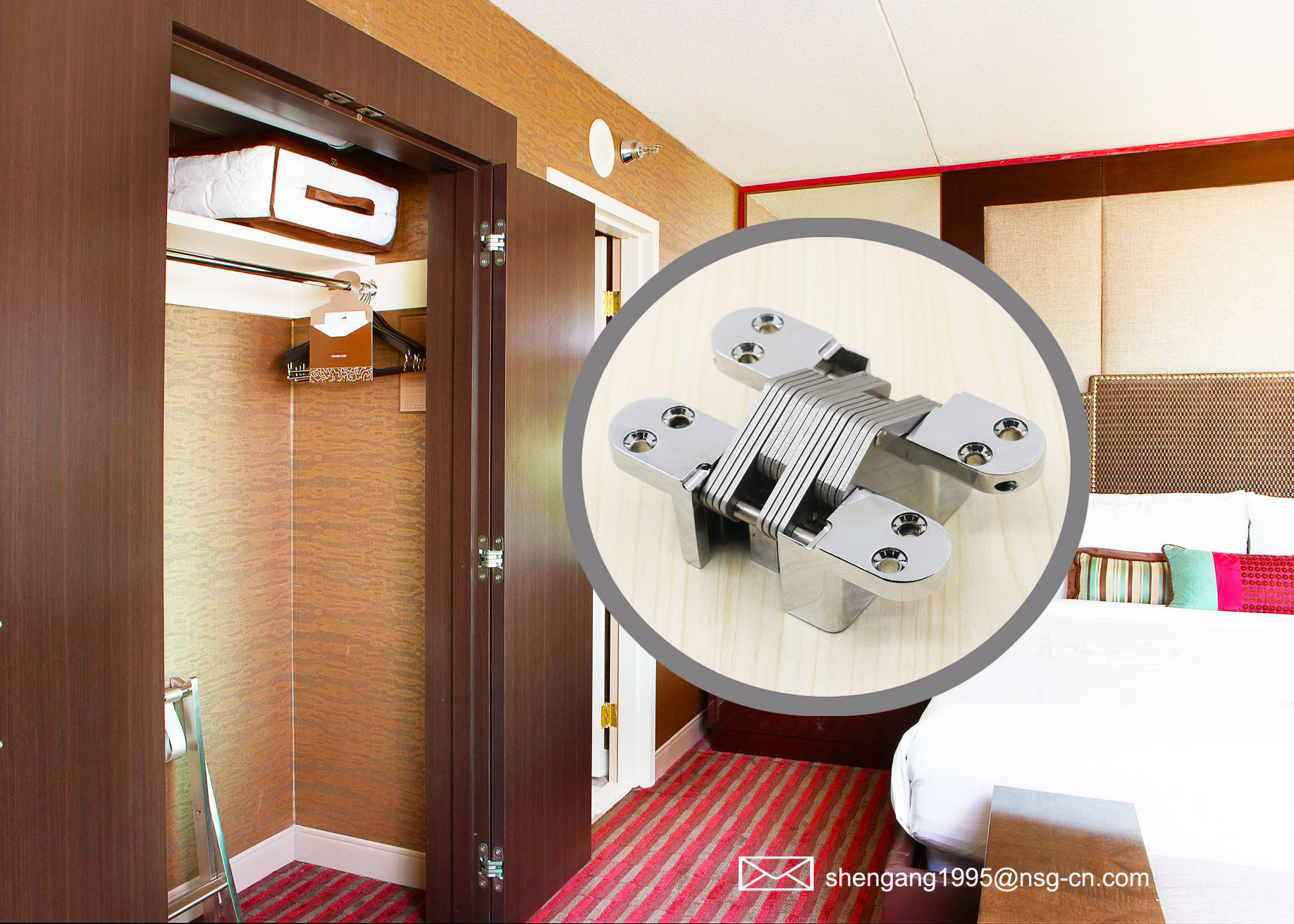 SG TOP STANDARD Zinc Alloy Hidden Hinge Soss Hinge Concealed Door Hinges