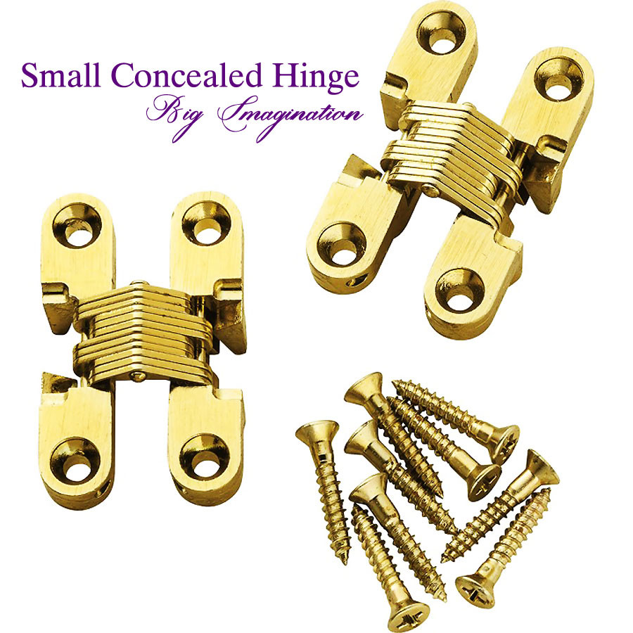 cupboard small concealed hinge SOSS Invisible Hinge Jewelry Box Hinge
