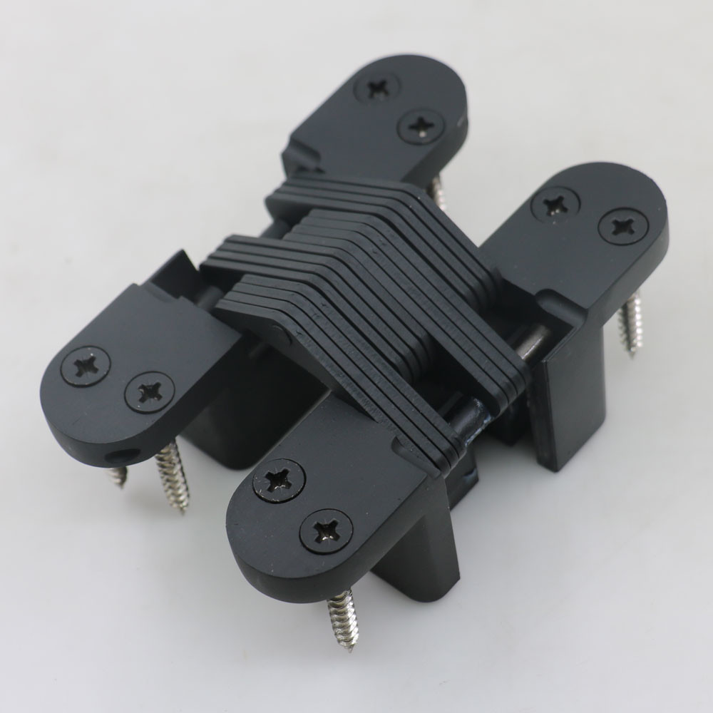 180 degree black concealed door hinge black soss hinge