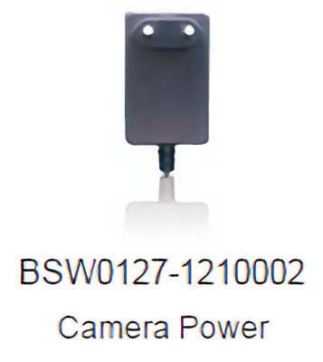 Black CCTV Camera Charger For CCTV Security , Surveillance Camera Power