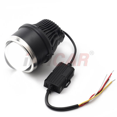 Super Bright 3.0 inch LED Fog Lamp Light with Daytime Running Light Universal for 12V Car