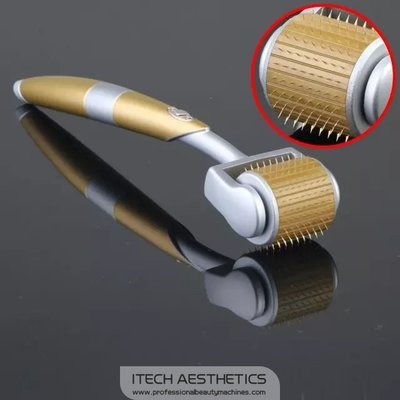 ZGTS Seamless Titanium Microneedle Derma Roller 192 Needle For Face Scars