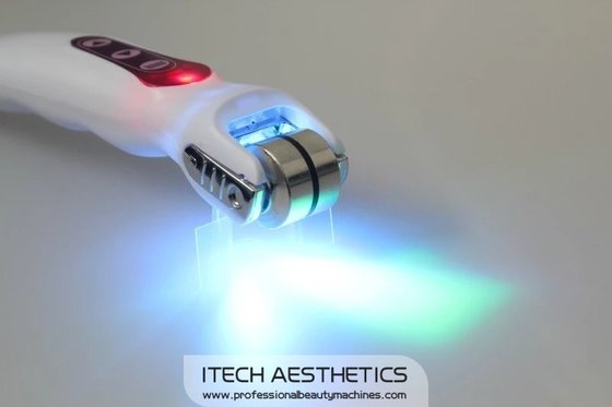 Skin Rejuvenation Microneedling Dermaroller With MNS Photon Light 540 Needles