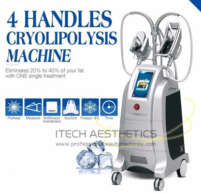 800 W Vacuum / Fat Freezing Cryotherapy Slimming Machine Two Handles