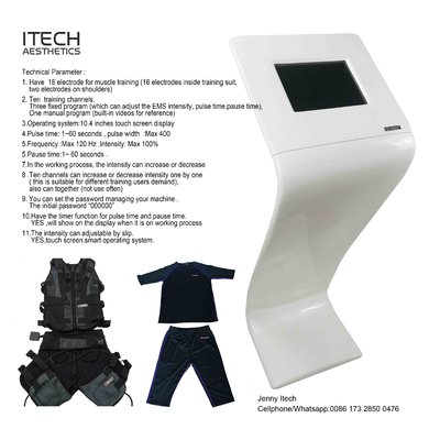 X Body 20 Electrical Muscle Stimulation Device For Gym / Fitness Centre