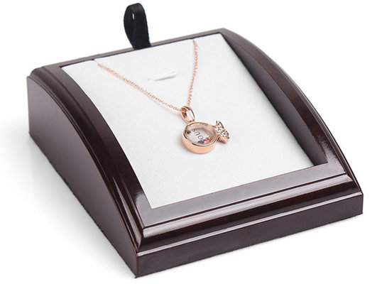 China Chain Pendant Jewelry Display Stands Eco Friendly PU Leather Material supplier