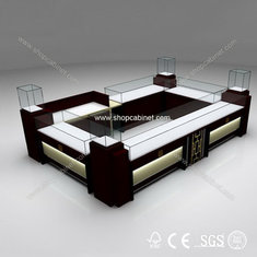 China Shopping Mall Jewelry Display Showcase Kiosk Design supplier
