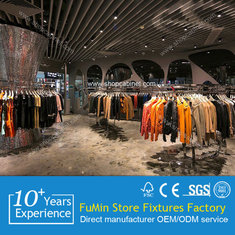 China clothes shop furniture clothing display shelf supplier