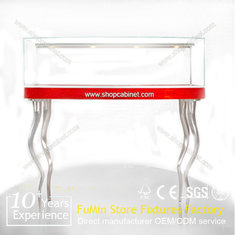 China Fashion wooden jewelry accessory display stand mirror cabinet supplier
