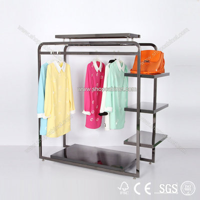 Eco material paper t shirt display,garment display rack,cloth display supplier