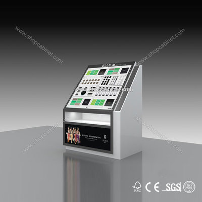 2014 Hot sale cosmetics display design showcase supplier