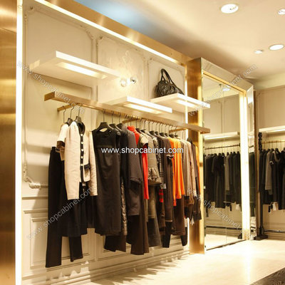 Top Quality Factory Direct Price Clothes Store Wood Display Shelf supplier