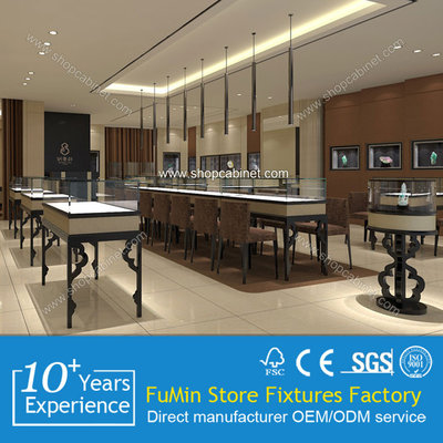 jewelry showcase displays/jewelry store supplier