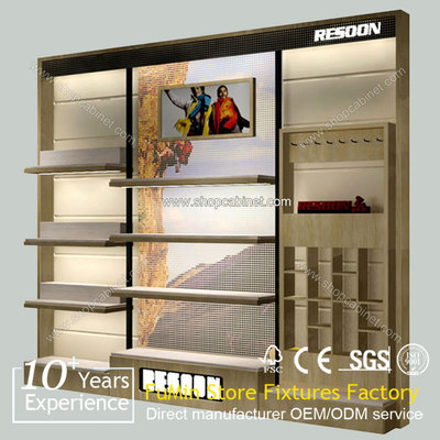 2015 Customized Metal Free standing display clothes hanging racks supplier