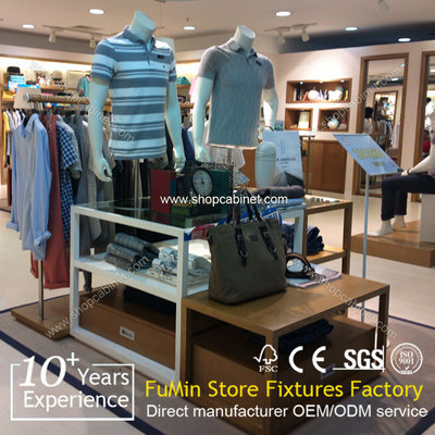 garments display stand for hypermarket supplier
