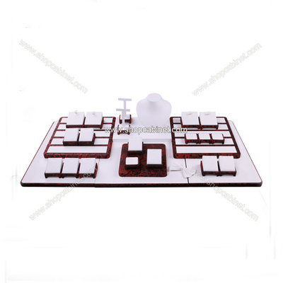 acrylic jewelry display showcase with props supplier