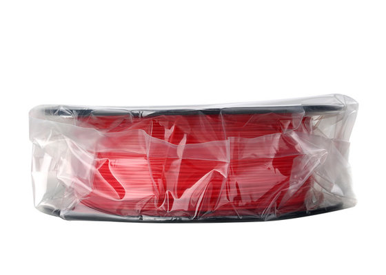 Red Recycle PLA 3D Printer Filament , Flexible PLA Filament 1.75mm