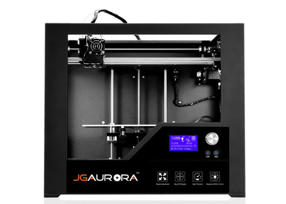High Precision 3D Printer Machine , FDM Black Big Single Extruder 3D Printer