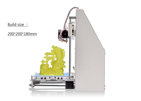 White Nozzle Large Area 3D Printer Heated Bed Home Use SD Card 8GB