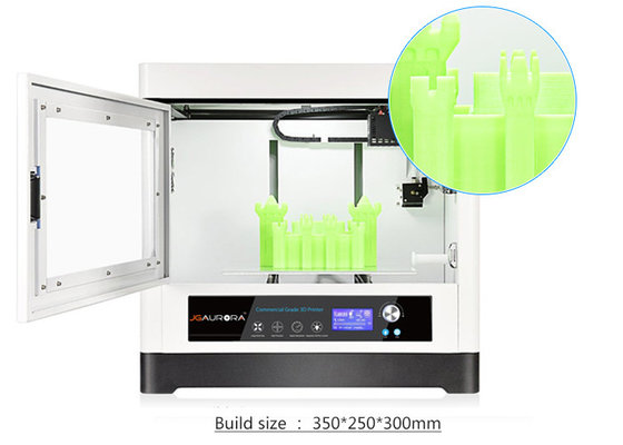 Cura Software Desk Top Heated Bed 3D Printer Fashion With Dual Feeding Motor
