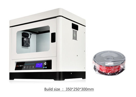 1.75mm PLA Filament 3D Printing Machine , Cura Software Rapid Prototype 3D Printer