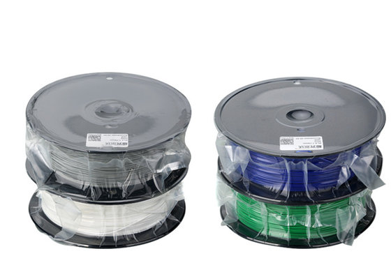 Green Bulk ABS 1.75 Filament For 3D Printers Odorless Low Density