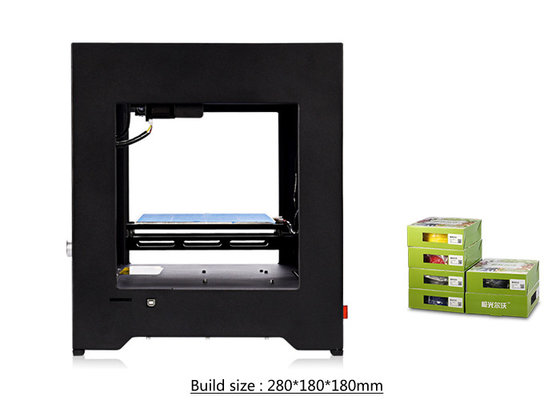 Rapid Prototyping Commercial 3D Printer , Metal 3D Printing 3D Printer Plastic Filament