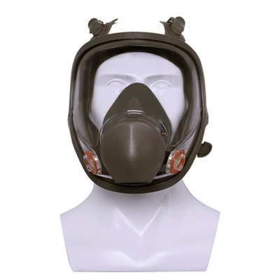 Full face military anti riot gas mask high efficiency gas shielding filter supplier