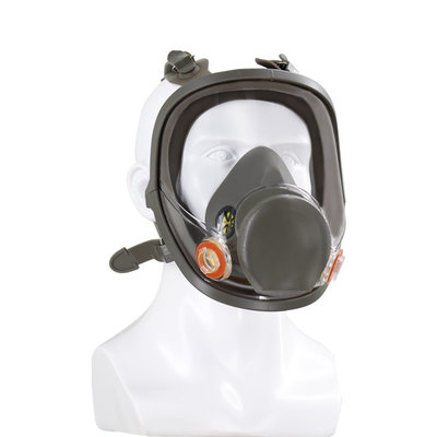 China Gas Mask Manufacturer Supplied Spherical Full Face Mask Respirator Activated Carbon Filter yigu Gas Mask supplier