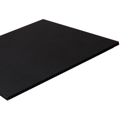 2mm 4mm 6mm 10mm Black Coroplast Corrugated Plastic Sheets