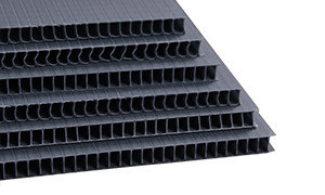 Cheap 6mm Blue/Black PP Corrugated Plastic /Cordek Correx Sheet 8x4