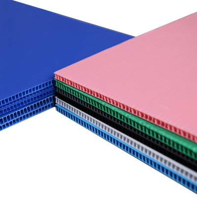 Custom Color /Size Reusable Colourful Corflute PP Corrugated Plastic Sheet