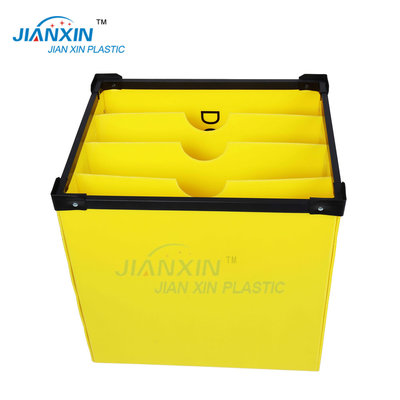 OEM PP Corrugated  Boxes/Plastic Storage Box Made in China /PP Corrugated Yellow Box