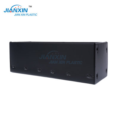 Black Colour Anti-static PP Plastic Corrugated Boxes /Light Weight