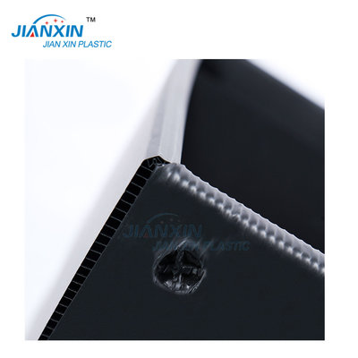 Black Colour Anti-static PP Plastic Corrugated Boxes /Light Weight