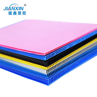 Polypropylene PP Hollow Sheet Corrugated Plastic Layer Pads / Bottle Tray
