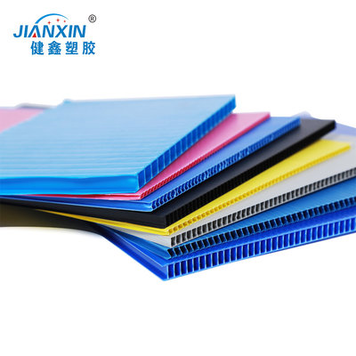 Colored Coroplast/Correx/Coroplast Twinwall Corrugated Plastic Sheet