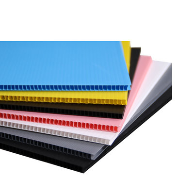 Colorful 100% Recyclable  PP Corrugated Correx Board/Futed Plastic Sheet
