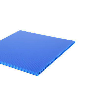 Custom Size PP Corrugated Plastic Sheet / Board Coroplast Sheets / Corflute