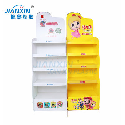 Light Weight / Retail PP Rack UV Printing /Corrugated Plastic Display Stand