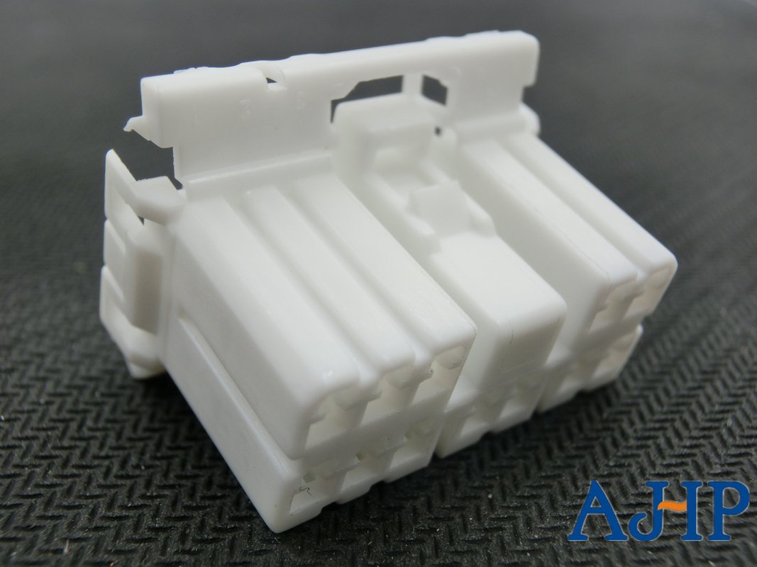 12 pin female male auto wire harness connector of PA66 PBT for TYCO/AMP173851-1